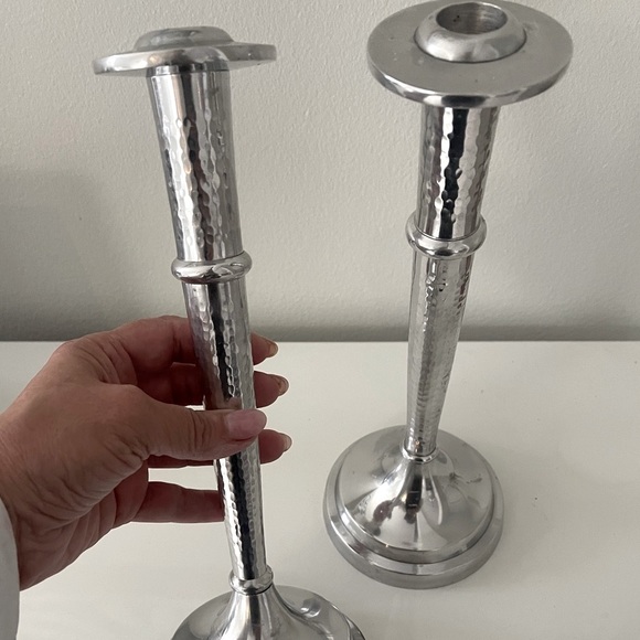 Godinger | Accents | Godinger Silver Art Co Set Of 2 Silver Hammered ...